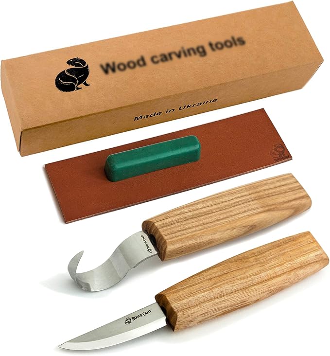 Amazon.com: BeaverCraft S01 Wood Spoon Carving Knives Set Spoon Making ...
