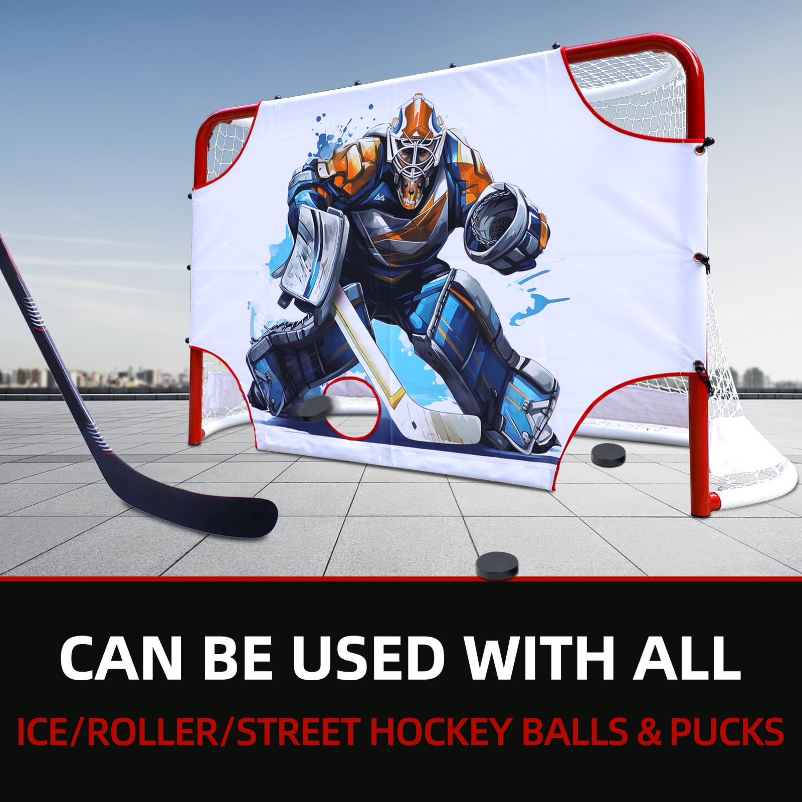 Snapklik.com : Kasifei Hockey Shooting Tarp - Hockey Net Goalie Target ...