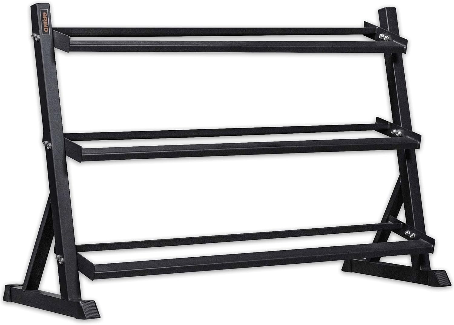 Amazon.com : GRIND Fitness 3 Tier Dumbbell Rack, 3 Steel Levels, 5lb ...