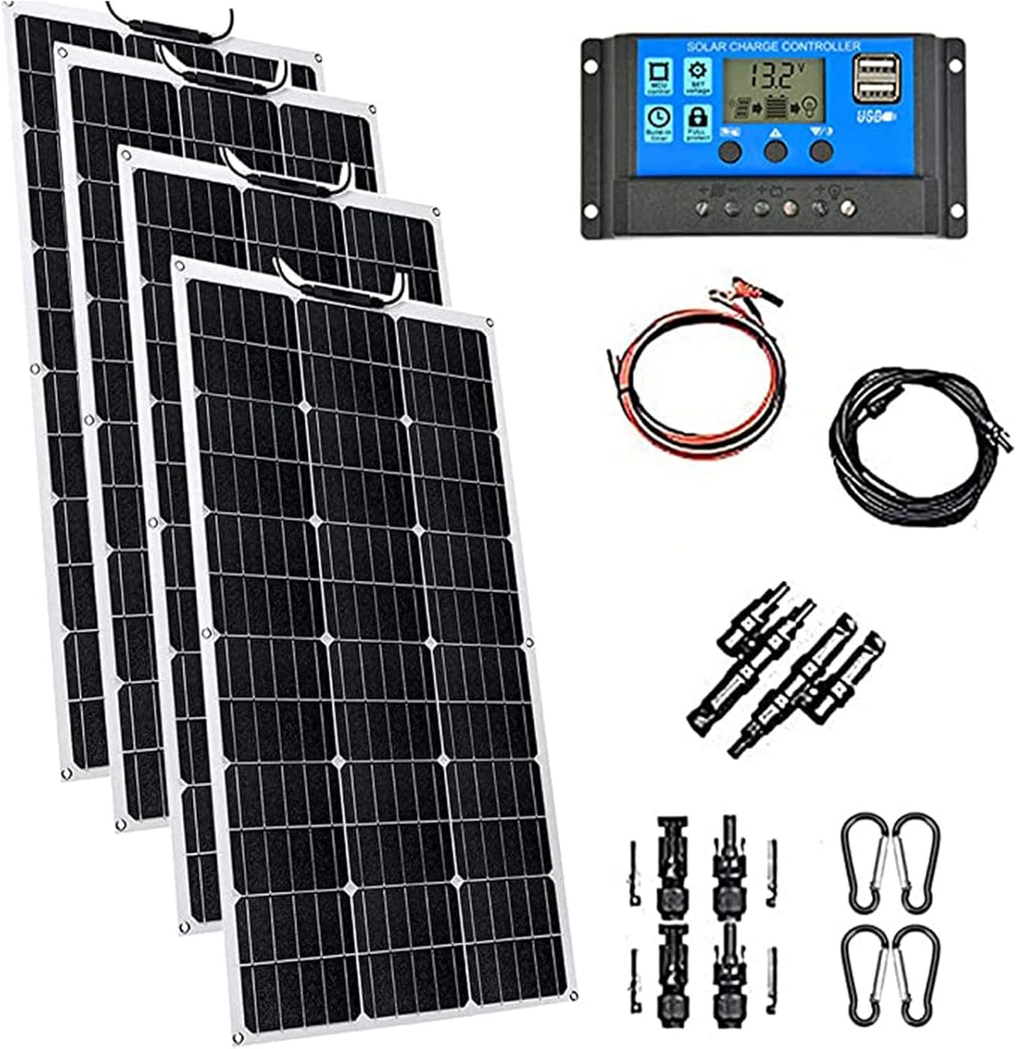 Amazon.com : CHUNTIANMEI 800 Watt Portable Flexible Solar Panel 18V ...
