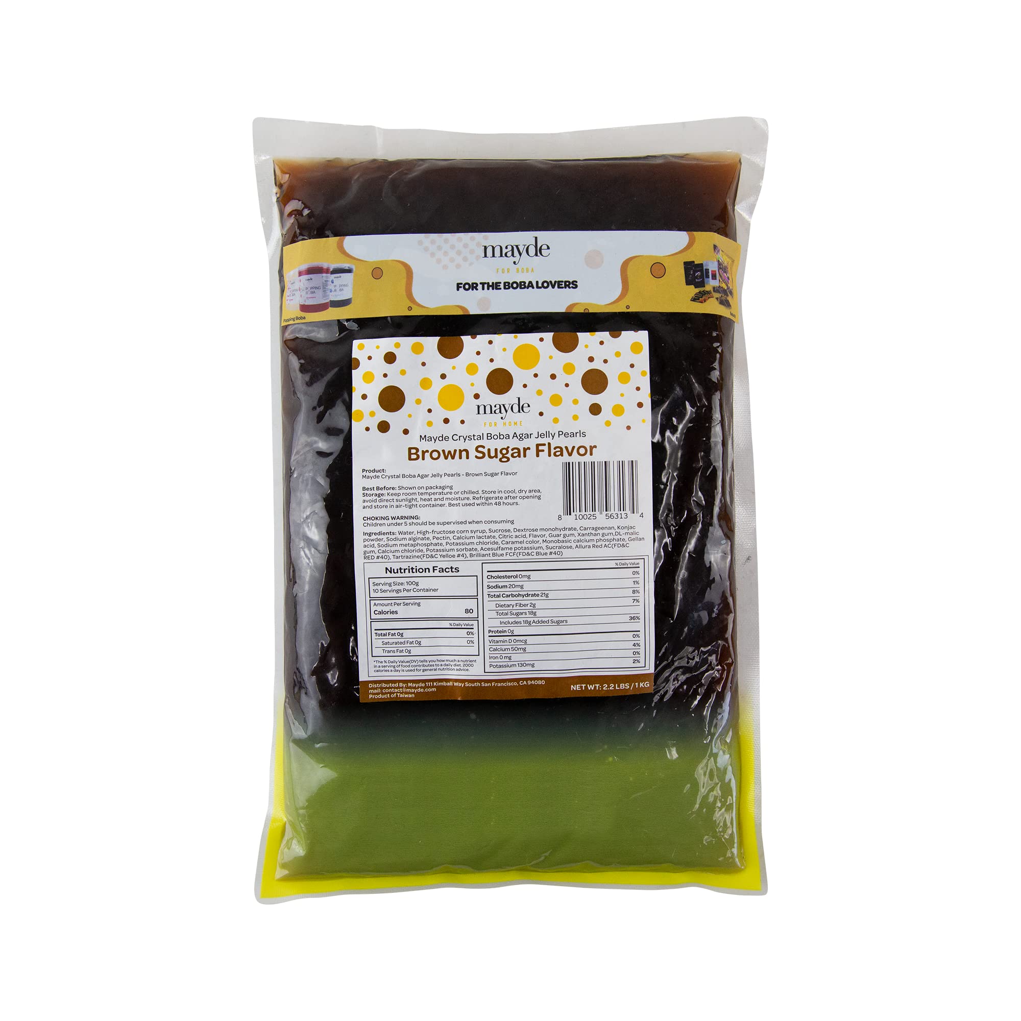 Snapklik.com : Mayde Crystal Boba For Bubble Tea Drinks Milk Tea Shaved ...