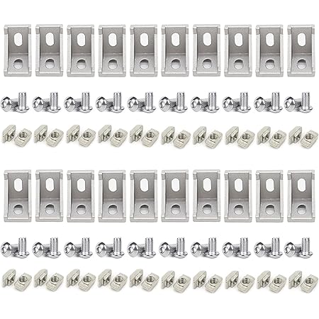 Amazon.com: Boeray 10pcs Inside Corner Bracket Gusset for 3030 or 3060 ...