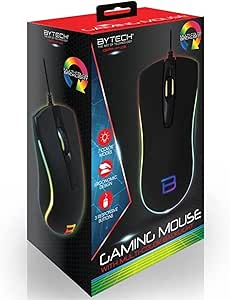 Amazon.com: Bytech BYMSWR107BK 3D Light UP Gaming Mouse, Black : Video ...