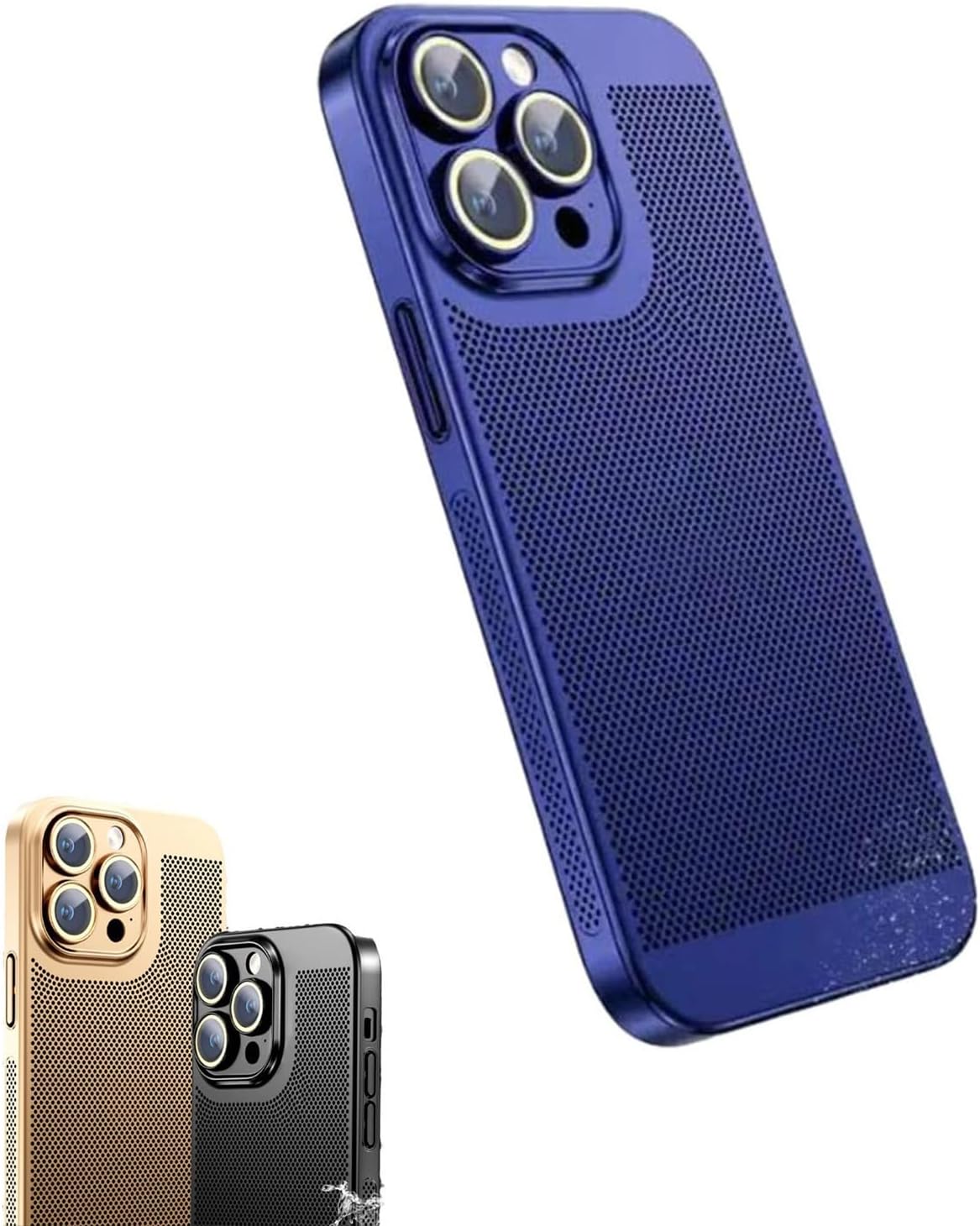 Amazon.com: Electroplating Heat Dissipation Phone Case, Ice Sense ...