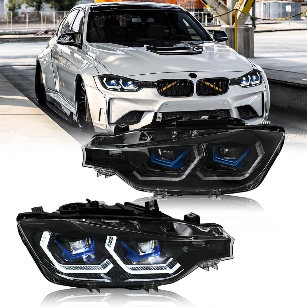 Amazon.com: TT-ABC Mods Headlight for BMW 3 Series F30 2013-2018 ...