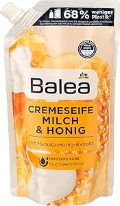 Balea Liquid Soap Milk & Honey Refill Pack 1 x 500 ml : Buy Online at ...