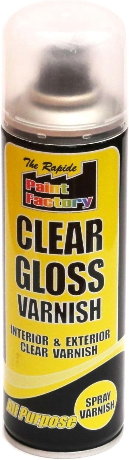 Clear Gloss Varnish Spray Can 250ml : Amazon.co.uk: Home & Kitchen
