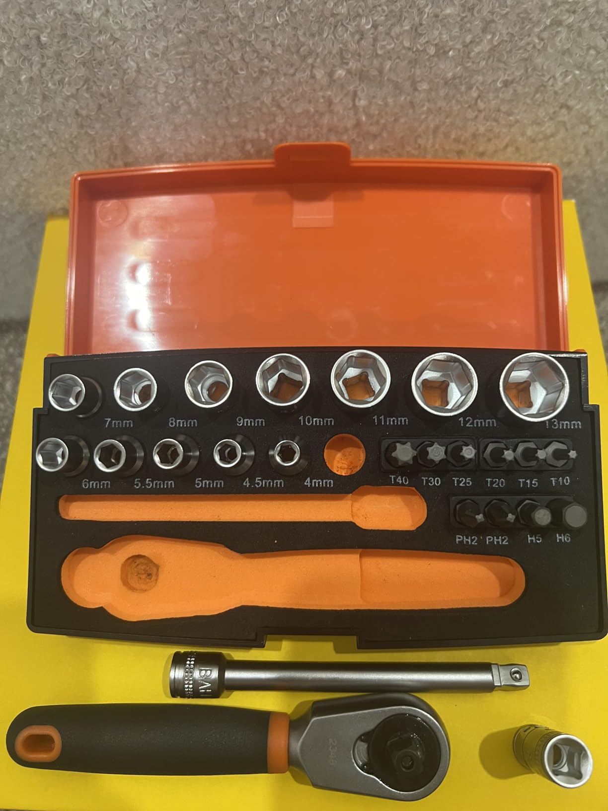 Bahco SL25 Socket Set 25 Piece 1/4 Inch Drive : Amazon.com.au: Home ...