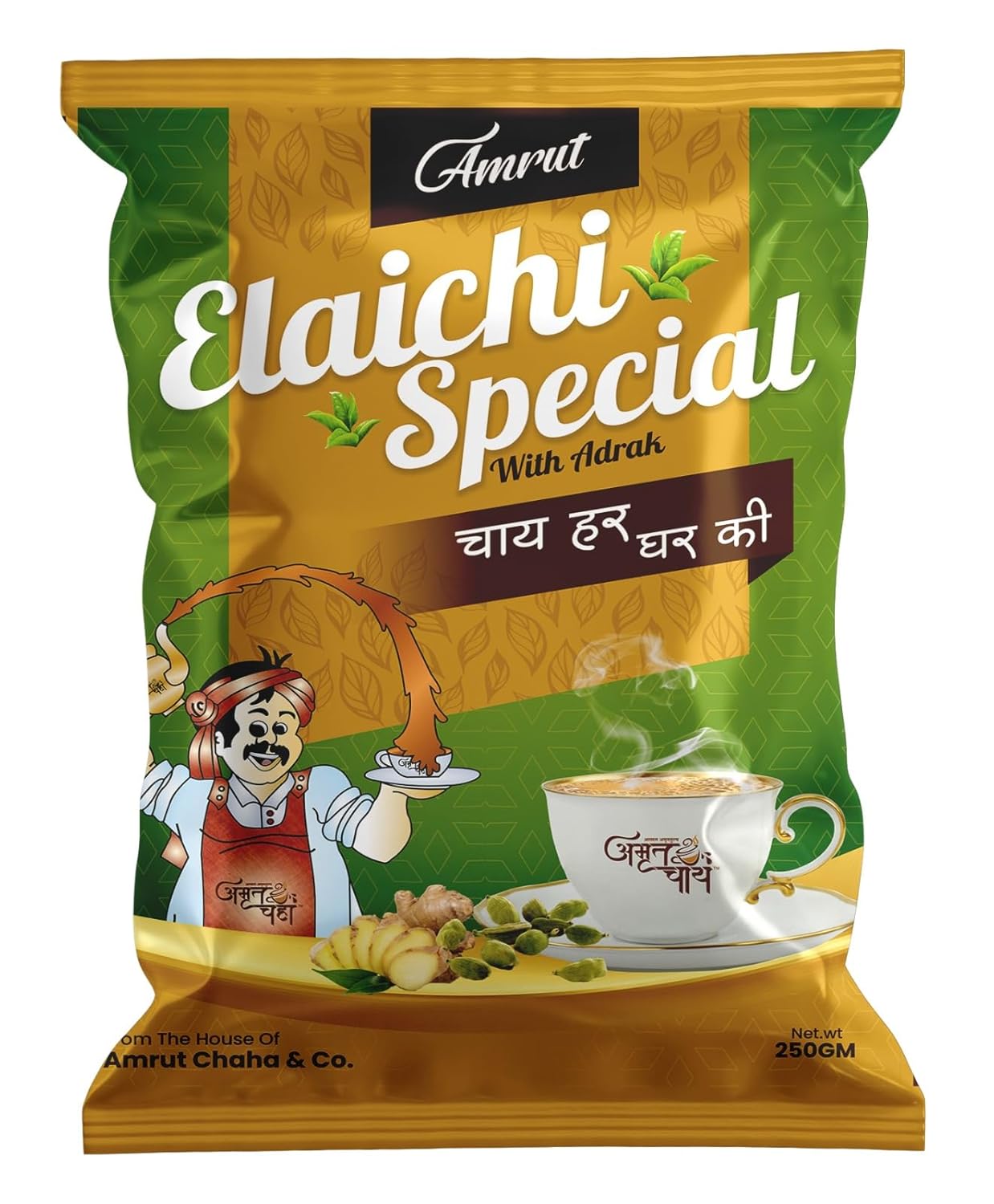 Amrut Life Organic Natural Special Elaichi Chai Rich Color | Refreshing ...