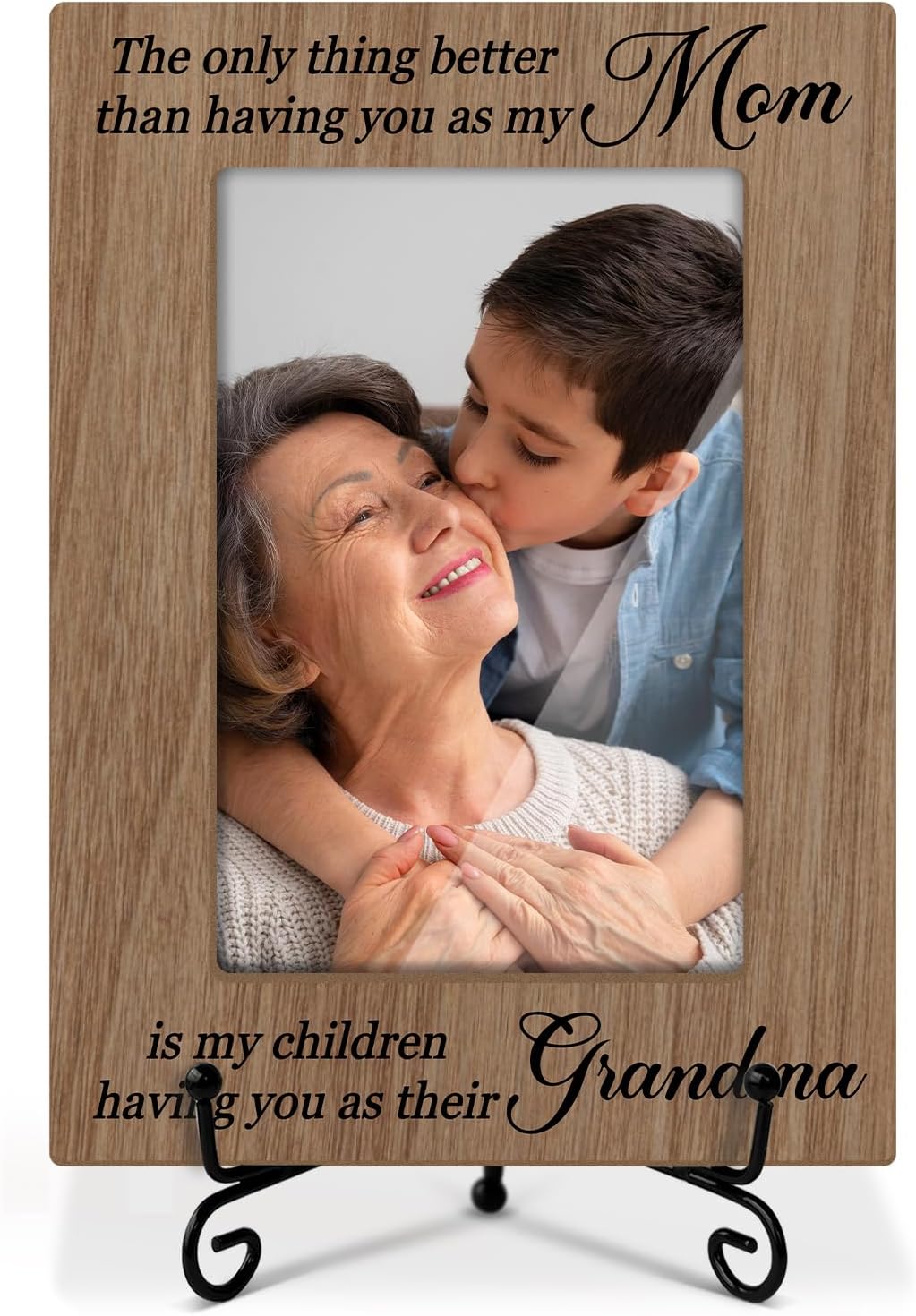 Amazon.com - Grandma Picture Frame, Wooden Photo Frame Gifts for ...
