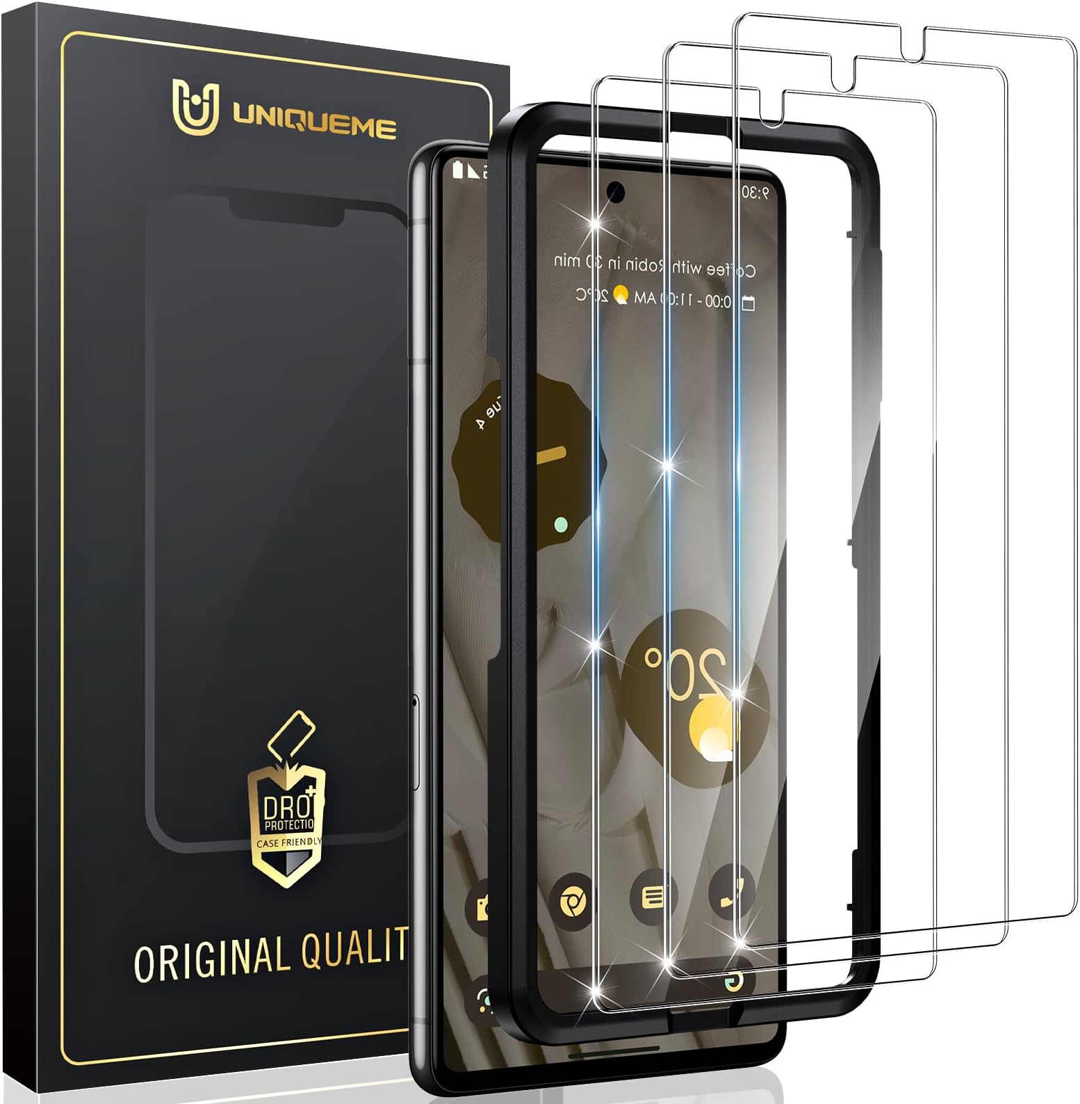 [3 Pack] UniqueMe Screen Protector Compatible with Google Pixel 7 6.3 ...