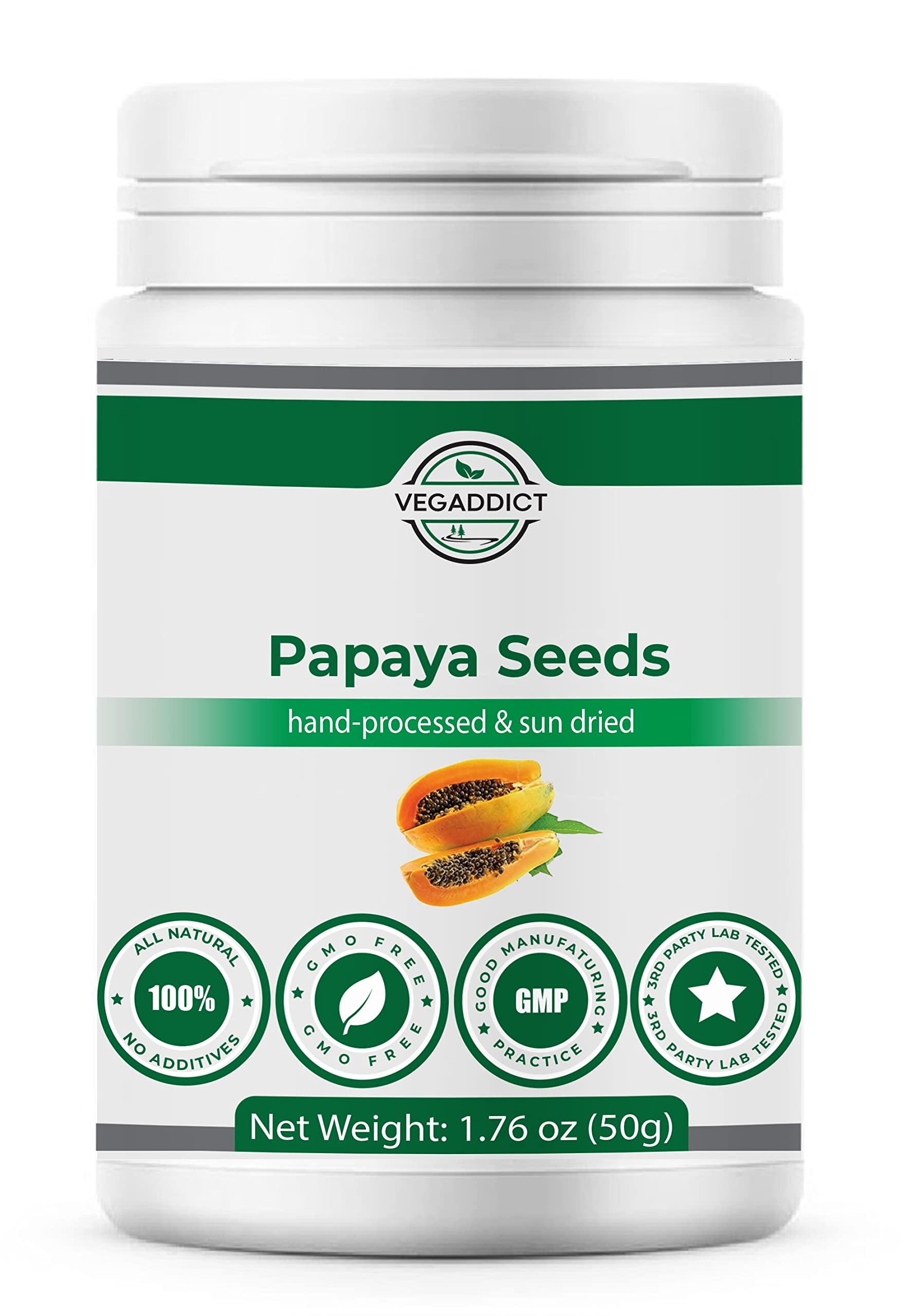 Amazon.com: 100% Natural Sun Dried Papaya Seeds | High Papaya Enzyme ...