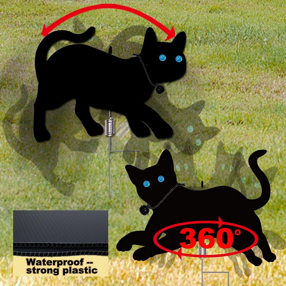 Buy (Set of 2) Upgraded Version Yard Sign Garden e Cats, with Stake ...