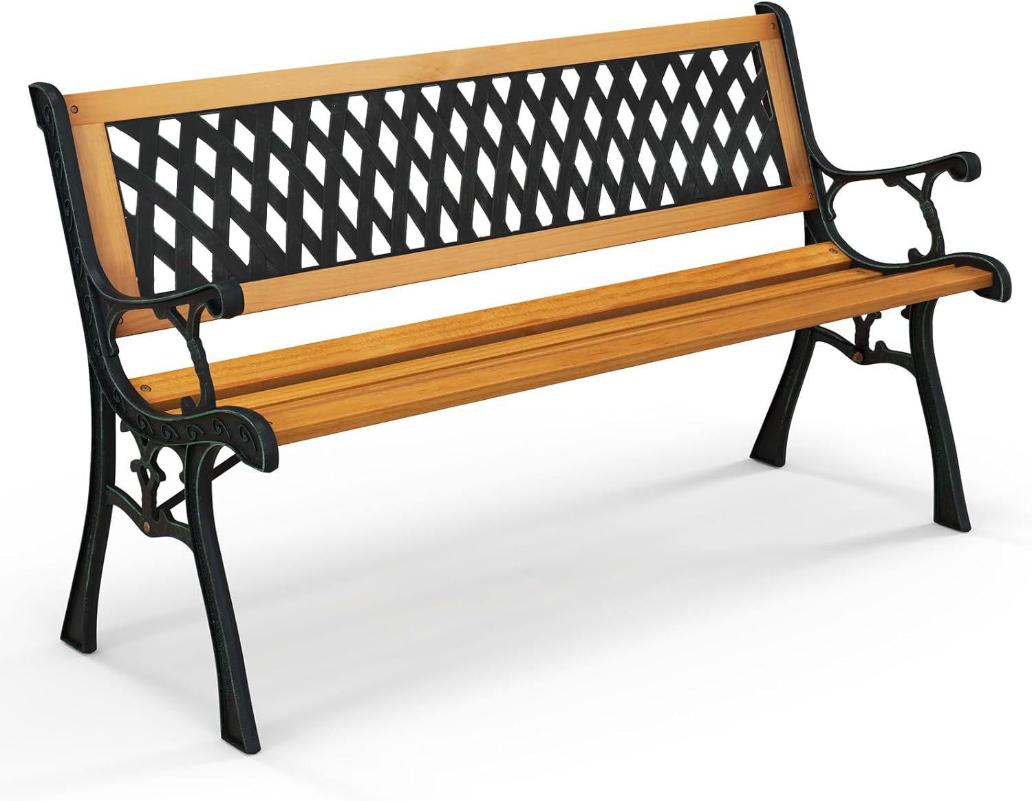 Amazon.com: Tangkula Outdoor Garden Bench Park Bench, Patio Bench Chair ...