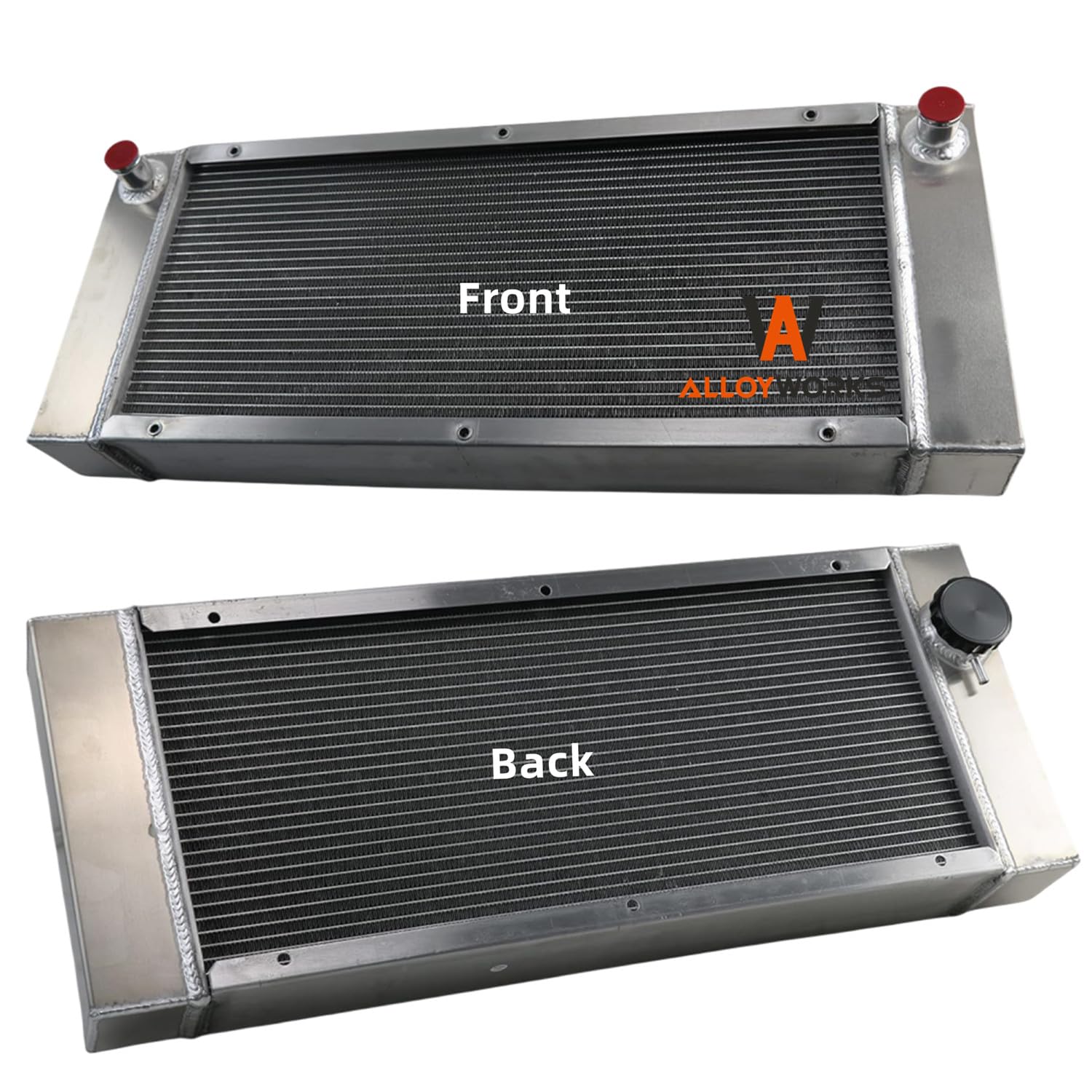 Amazon.com: ALLOYWORKS 4 Row 62mm Core Aluminum Radiator for Bobcat ...
