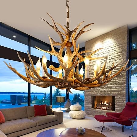 Lustre Bois De Cerf