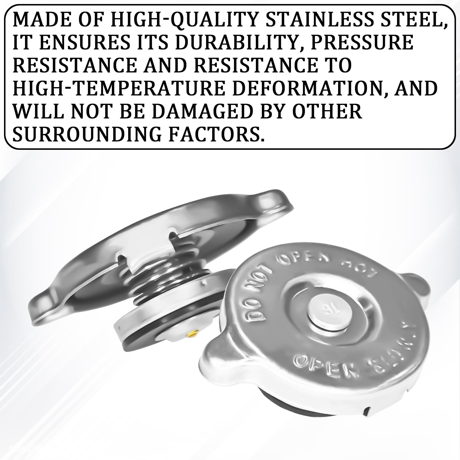 Snapklik.com : QBOONPT Car Engine Radiator Cap, 16PSI Coolant Reservoir ...