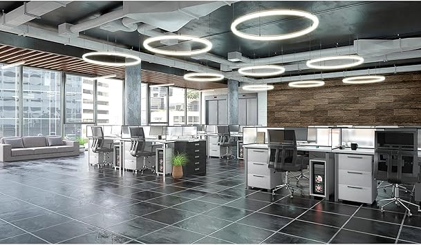 Amazon.com : Modern Office Backdrop Video Conference Elegant Business ...