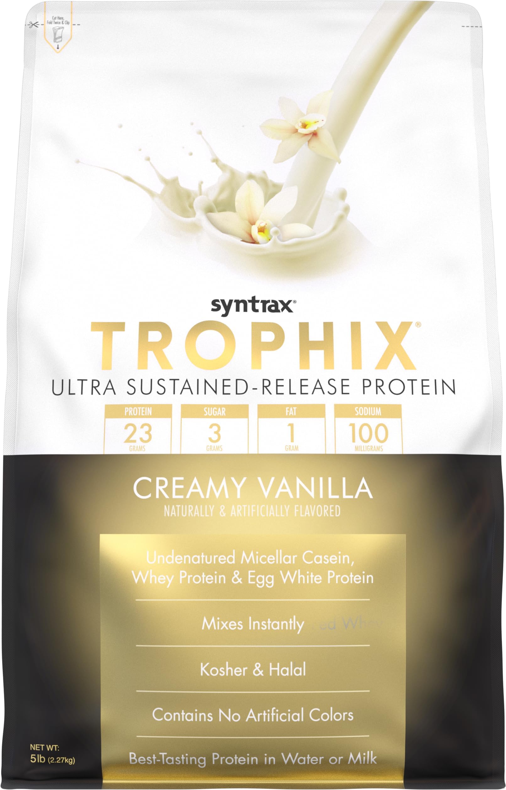 Amazon.com: Syntrax Nutrition Trophix Protein Powder, Ultra Sustained ...