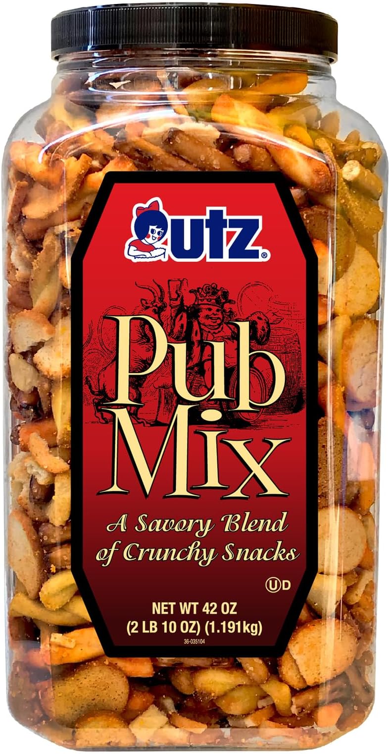 Amazon.com: Utz Pub Mix - 44 Ounce Barrel - Savory Snack Mix, Blend of ...