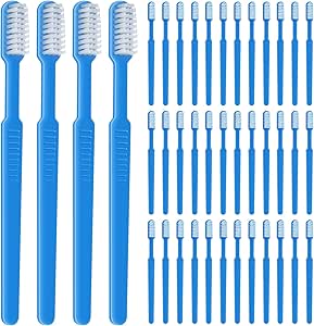 Amazon.com : Baderke 36 Pcs Prepasted Disposable Toothbrushes Soft ...