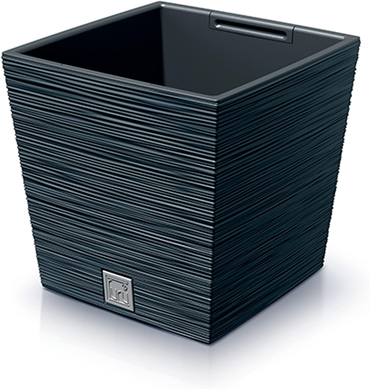 Prosperplast 2-in-1 Flower Pot with Inner Pot Planter Plastic Square ...