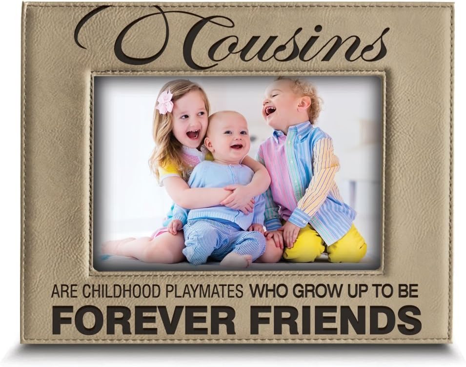 Amazon.com - Juvale 4x6 and 5x7 Cousins Picture Frame, Cousins Word ...