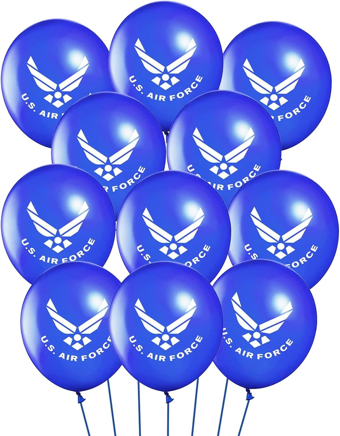 Amazon.com: DodelyGz 30 Pcs Military US Air Force Balloons,Veterans Day ...