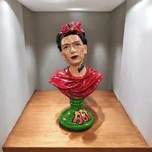 Amazon.com: Female Small Pop Art Bust Statue Home Decor Contemporary ...