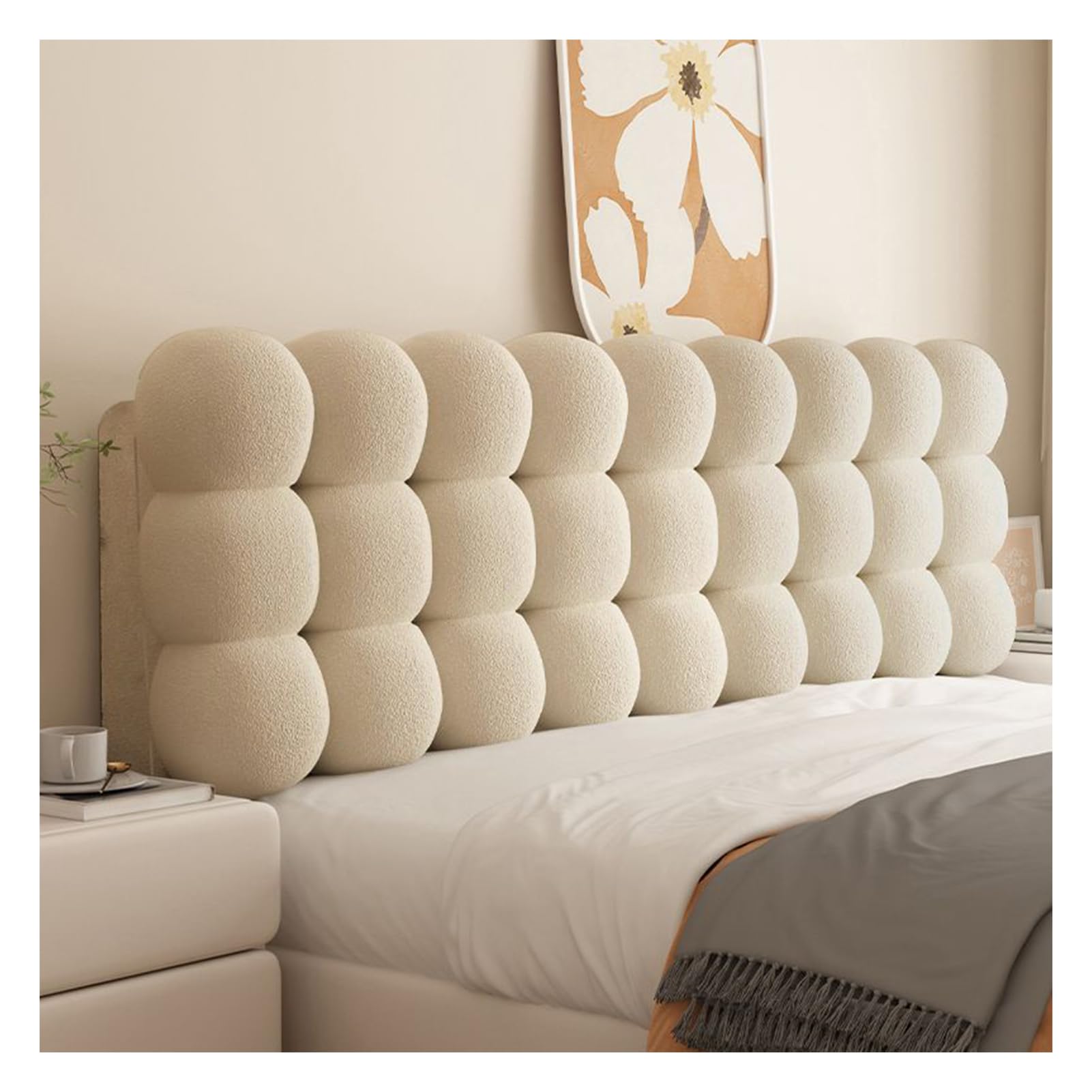 Amazon.com: KRDBD Headboard Pillow Upholstered Wall Panels,Wall Mounted ...