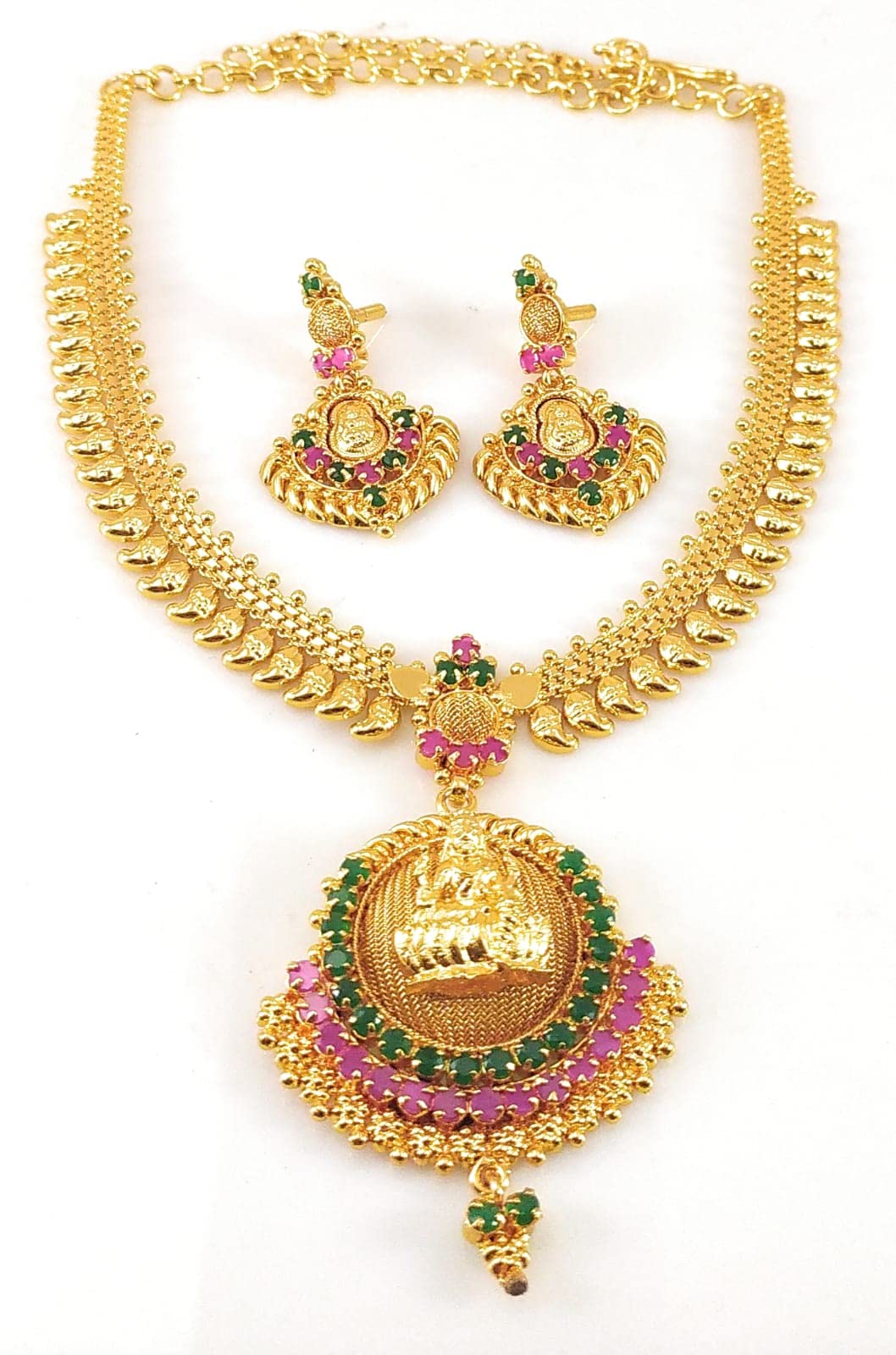 South Indian Gold Designs South Indian Traditional Gold Necklace Set