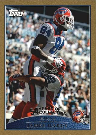 Amazon.com: 2009 Topps Gold #42 James Hardy /2009 NFL Football Trading ...