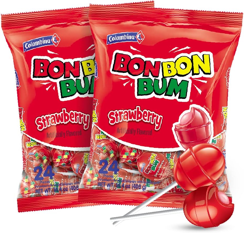 Amazon.com : Eiffel Bon Bons 1.25oz 9 Bag Variety Pack - Strawberry ...