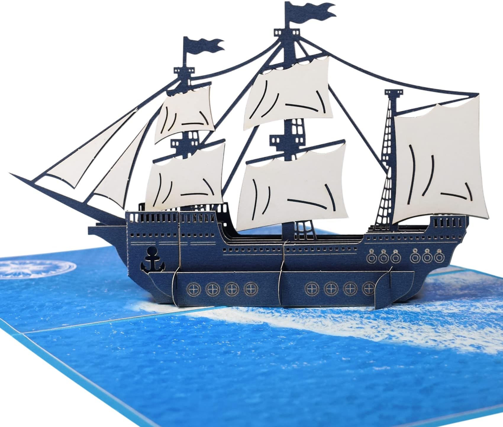 Magic Ants 3D Pop Up Card, Sailing Boat Birthday Card, Handmade 3D ...