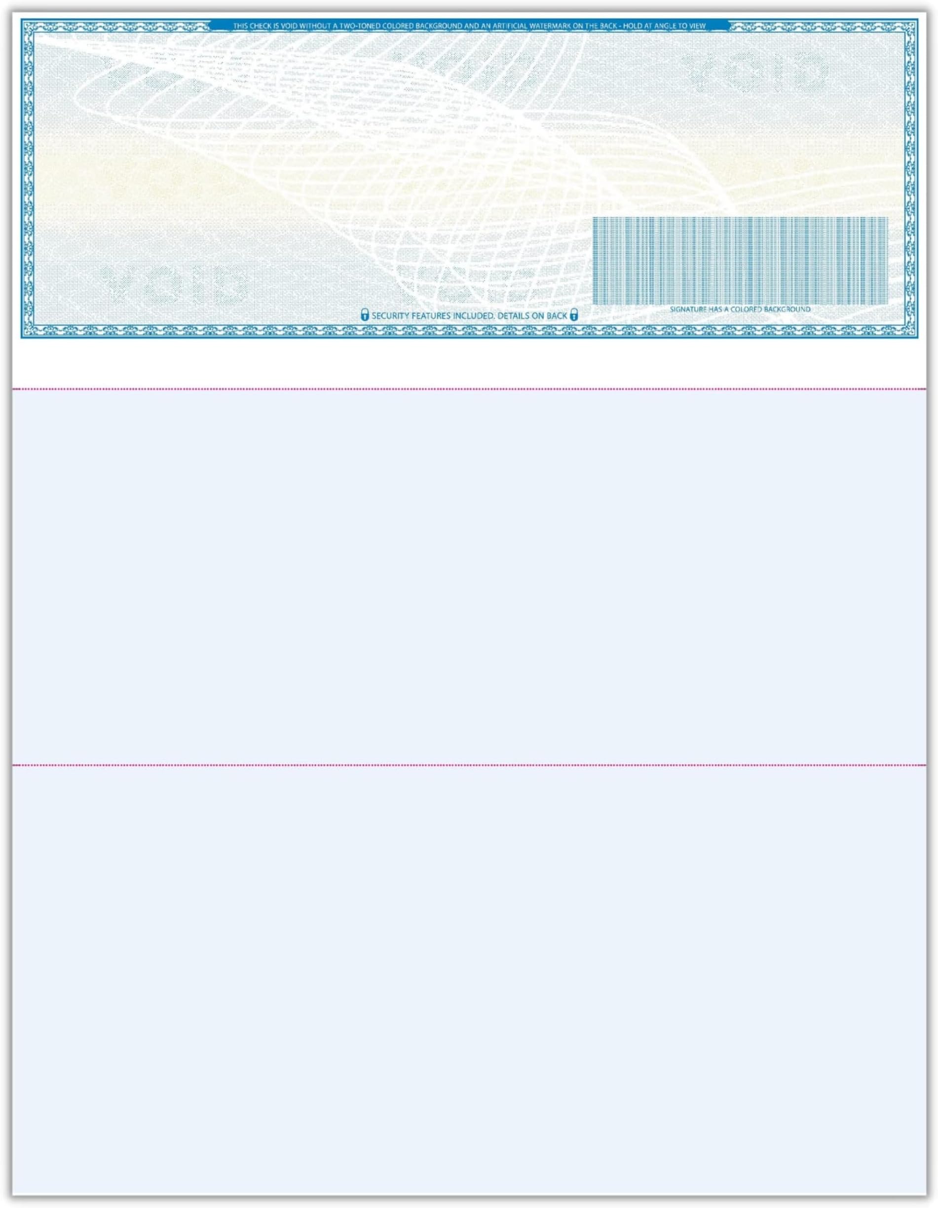 Amazon.com : Compuchecks 100 HIGH Security Blank Check Paper Compatible ...