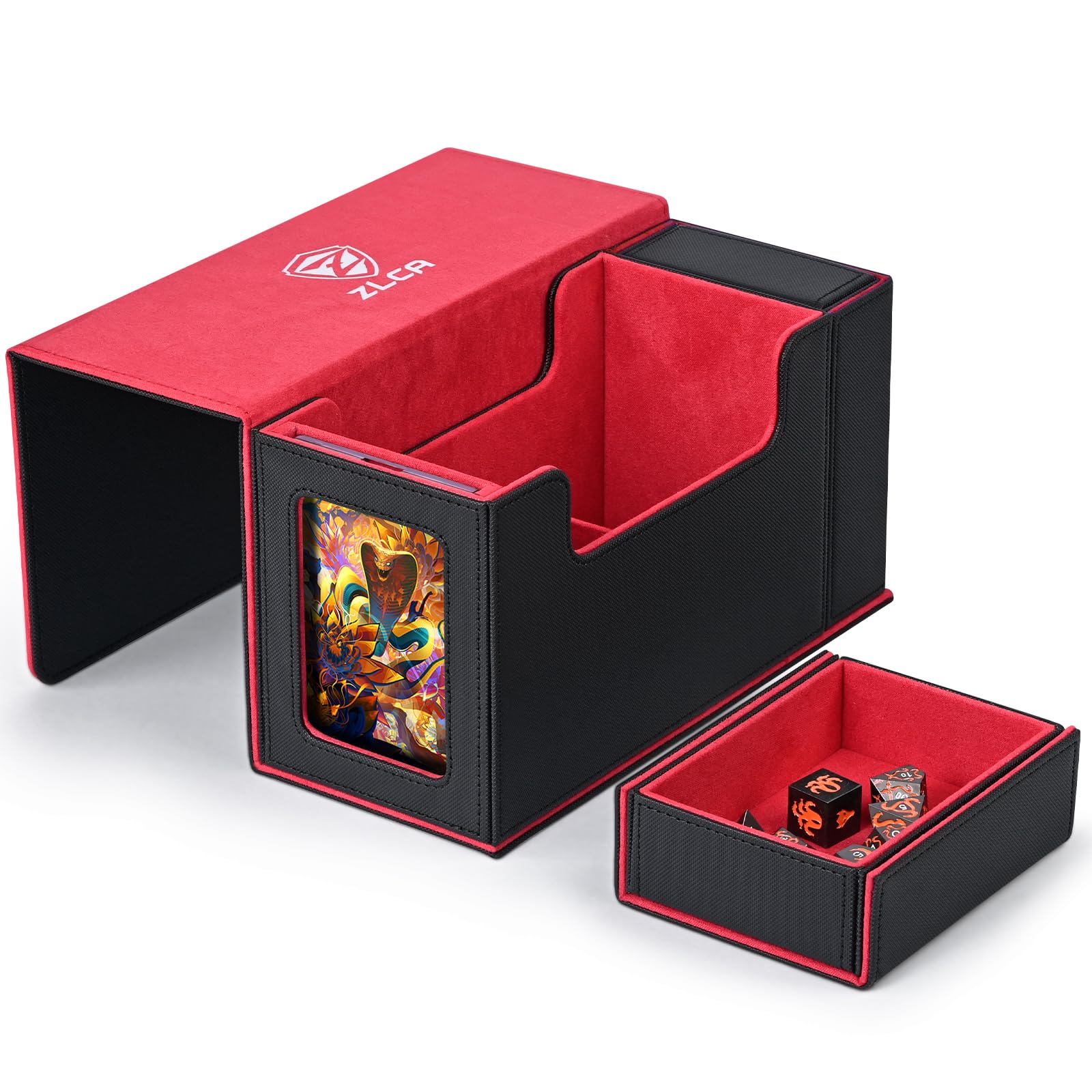 Amazon.com: ZLCA Card Deck Box with Display Window,MTG Commander Deck ...