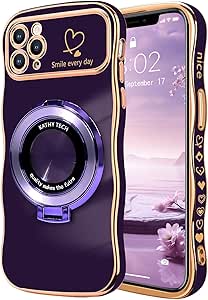Amazon.com: NITITOP Compatible with iPhone 11 Pro Case Magnetic Ring Stand [Compatible with ...