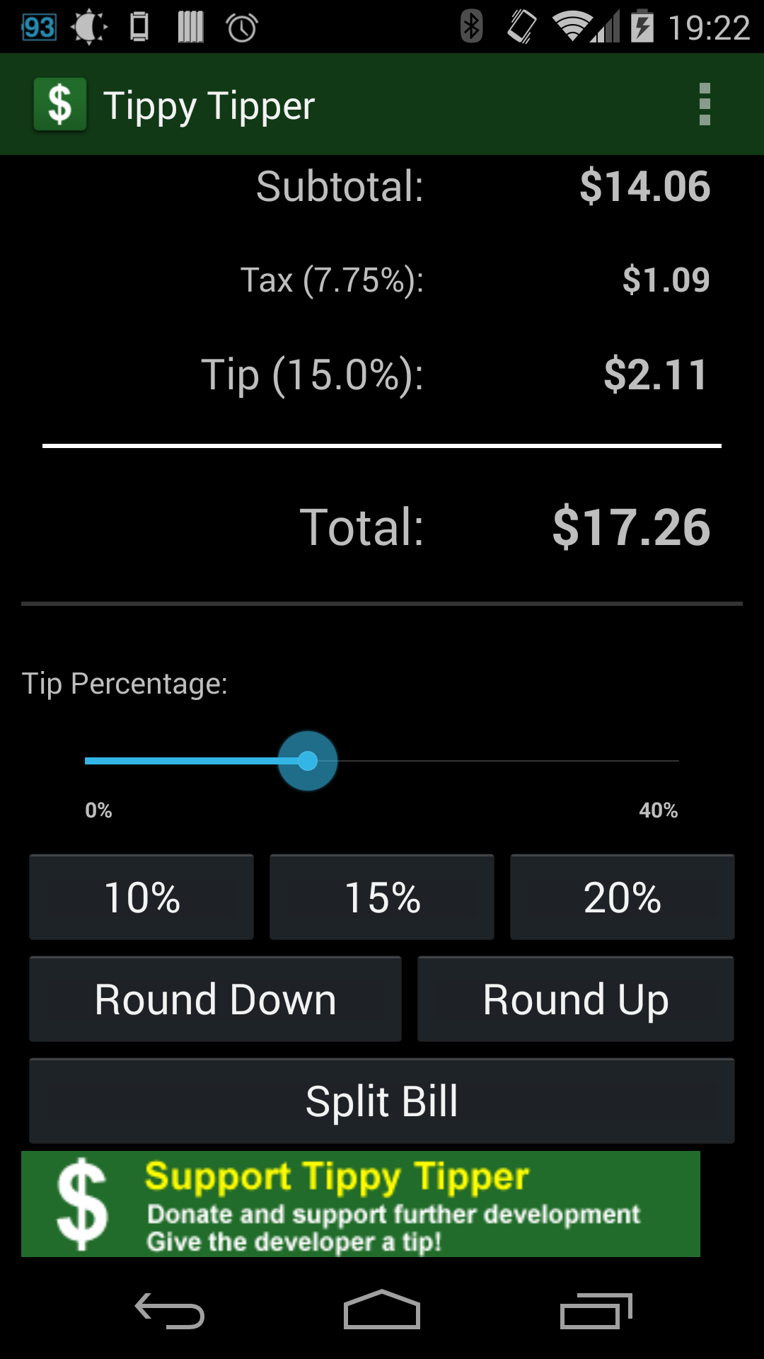 Tippy Tipper (Tip Calculator) - App on Amazon Appstore