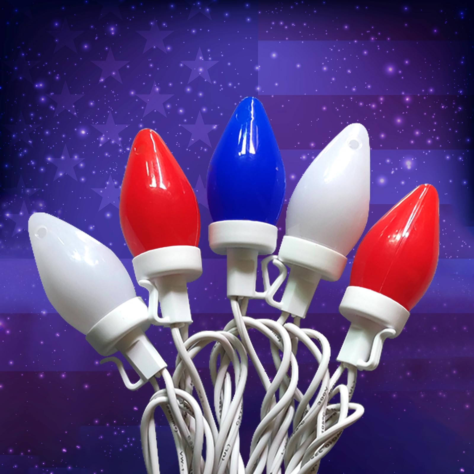 Red White Blue Light Set