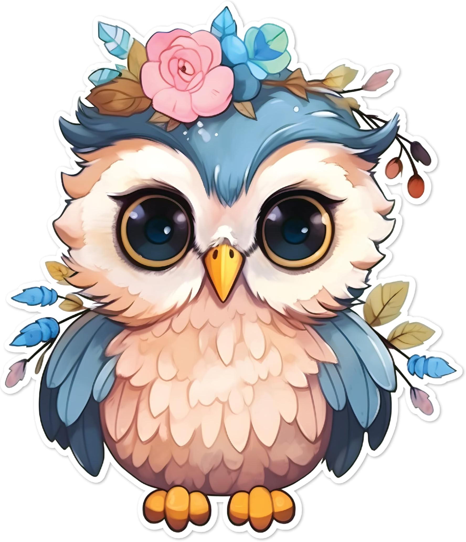 Amazon.com - Owl Window Truck Car Vinyl Bumper Sticker Decal 5'' x 4''