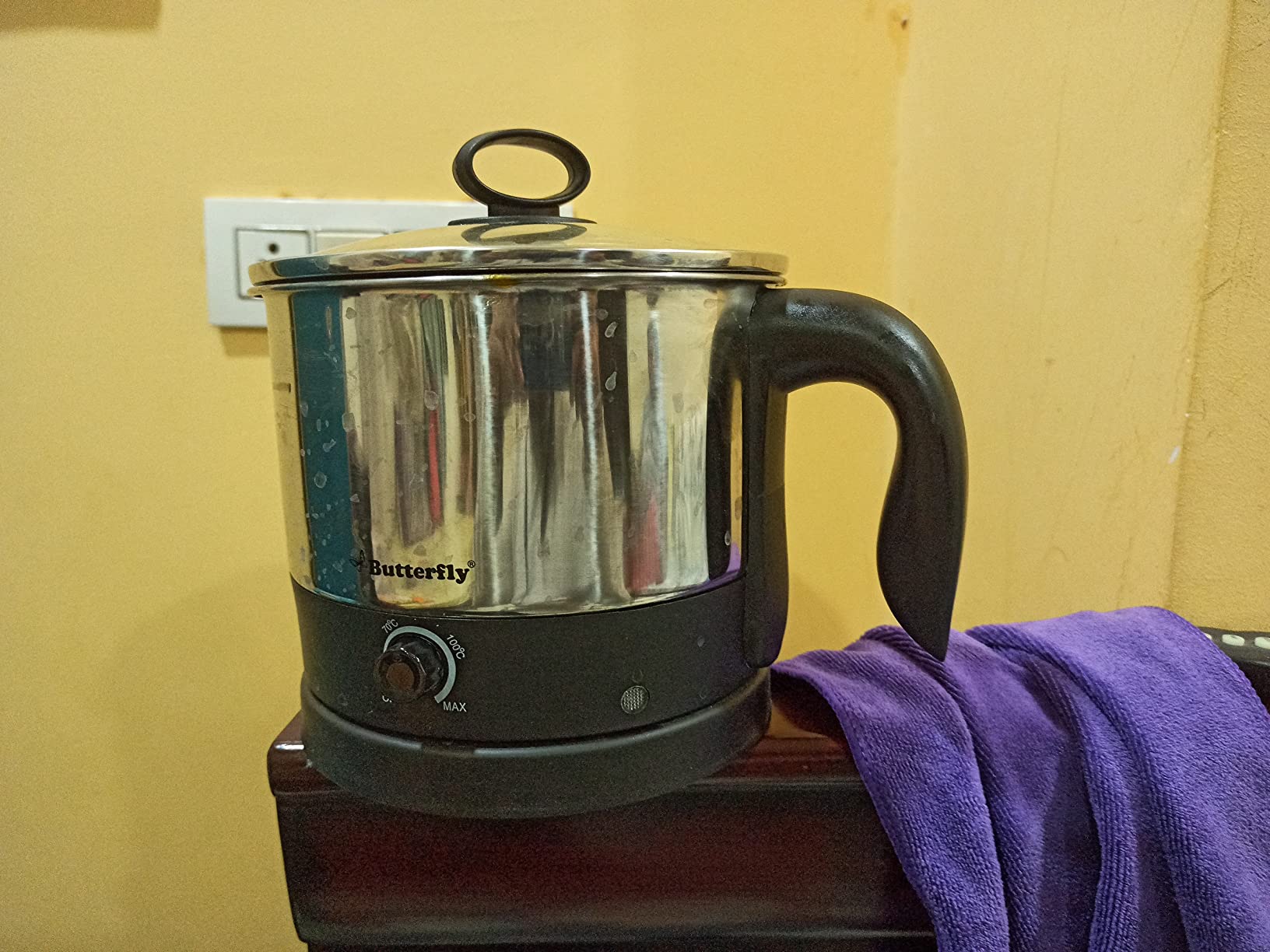 Buy Butterfly Wave 1.2-Litre Multi Cooker (Silver with black handle ...