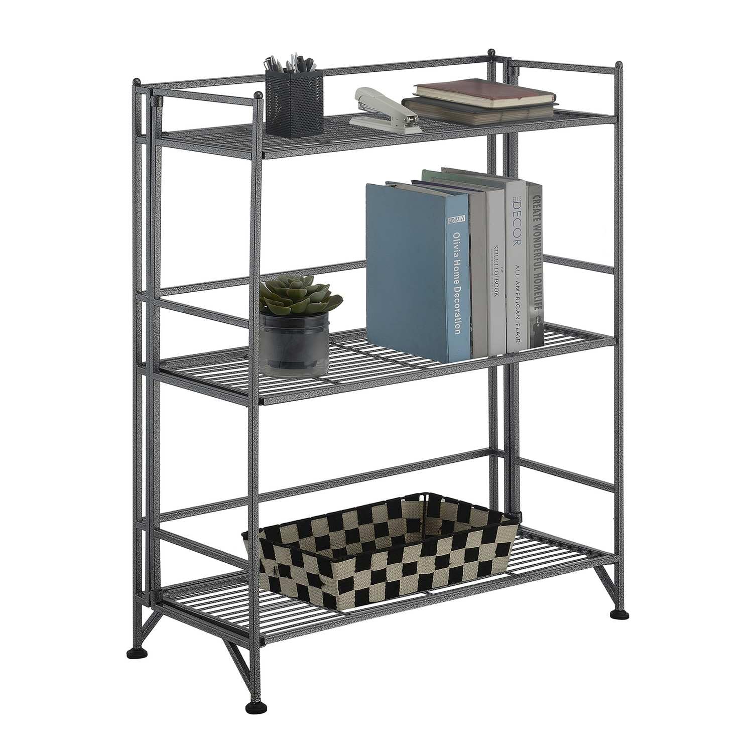 Snapklik.com : Convenience Concepts Xtra Storage Shelves - 3 Tier Wide ...