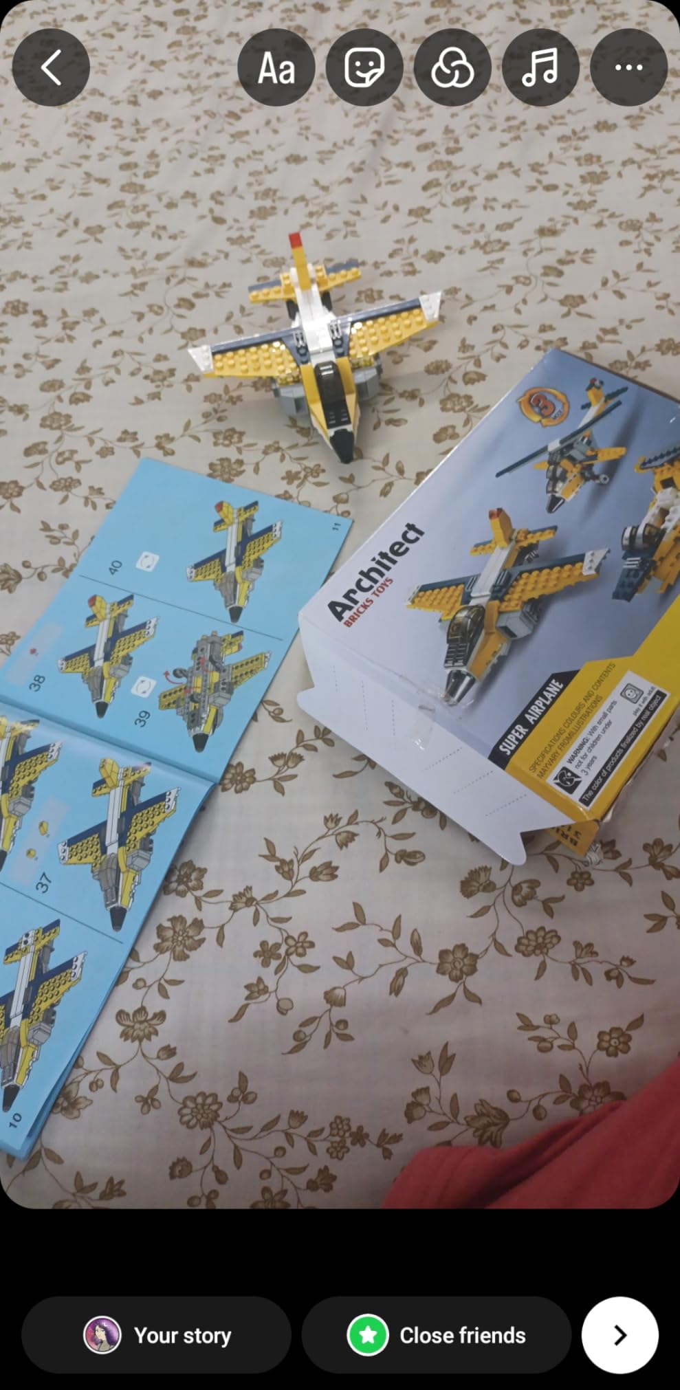 SUPER TOY 3in1 Aeroplane Helicopter Building Blocks Mind Game Architect ...