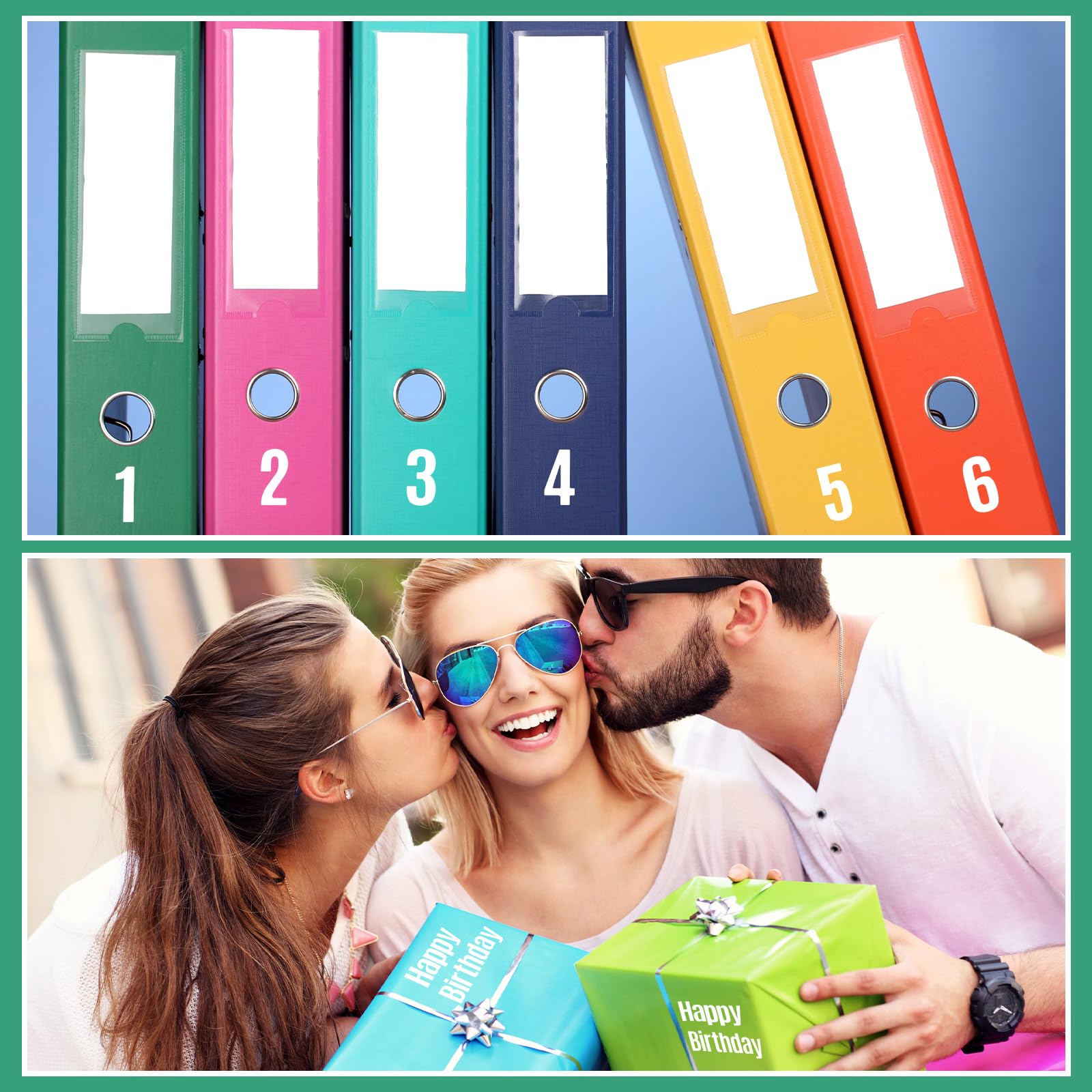 Snapklik.com : Qilery 32 Sheets 1 Inch Letter And Number Stickers Self ...