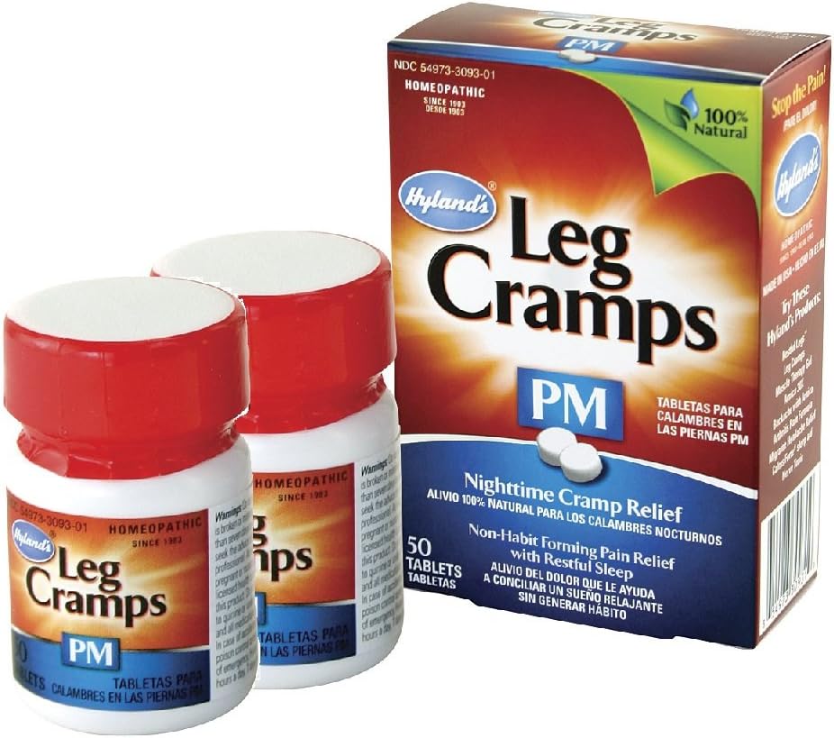 Amazon.com: Hyland’s Naturals Leg Cramp Tablets, Natural Relief of Calf ...