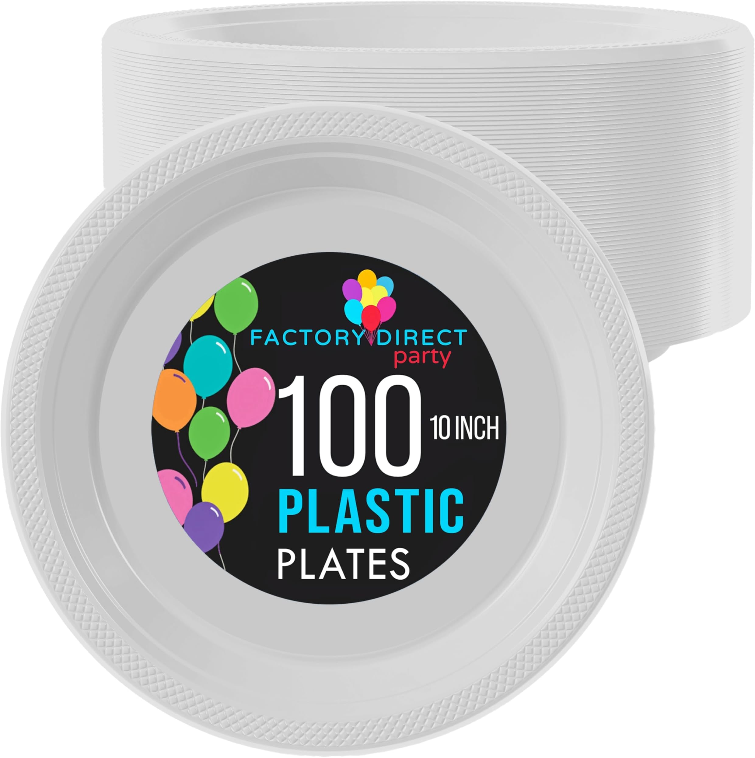 Amazon.com: 4 Inch Mini Disposable Plastic Plates, Round Plates Small ...