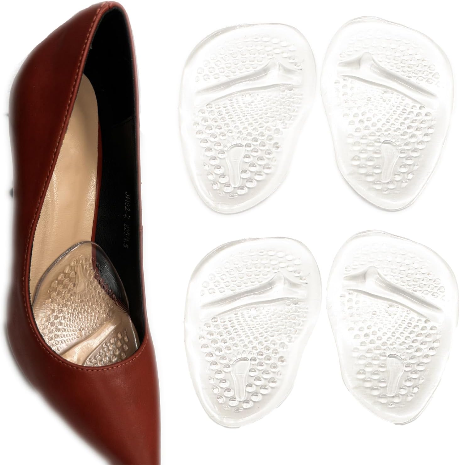 Amazon.com: Metatarsal Pads-Ball of Foot Cushions for Women- Soft Gel ...