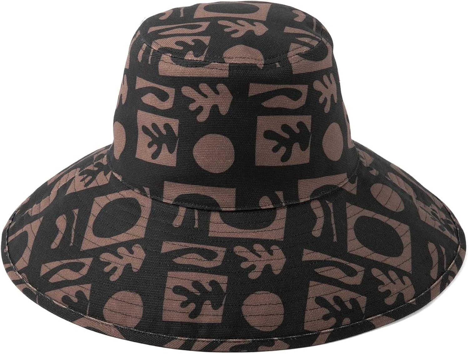 Lack of Color Women's Wide-Brimmed Cotton Canvas Holiday Bucket Hat at ...