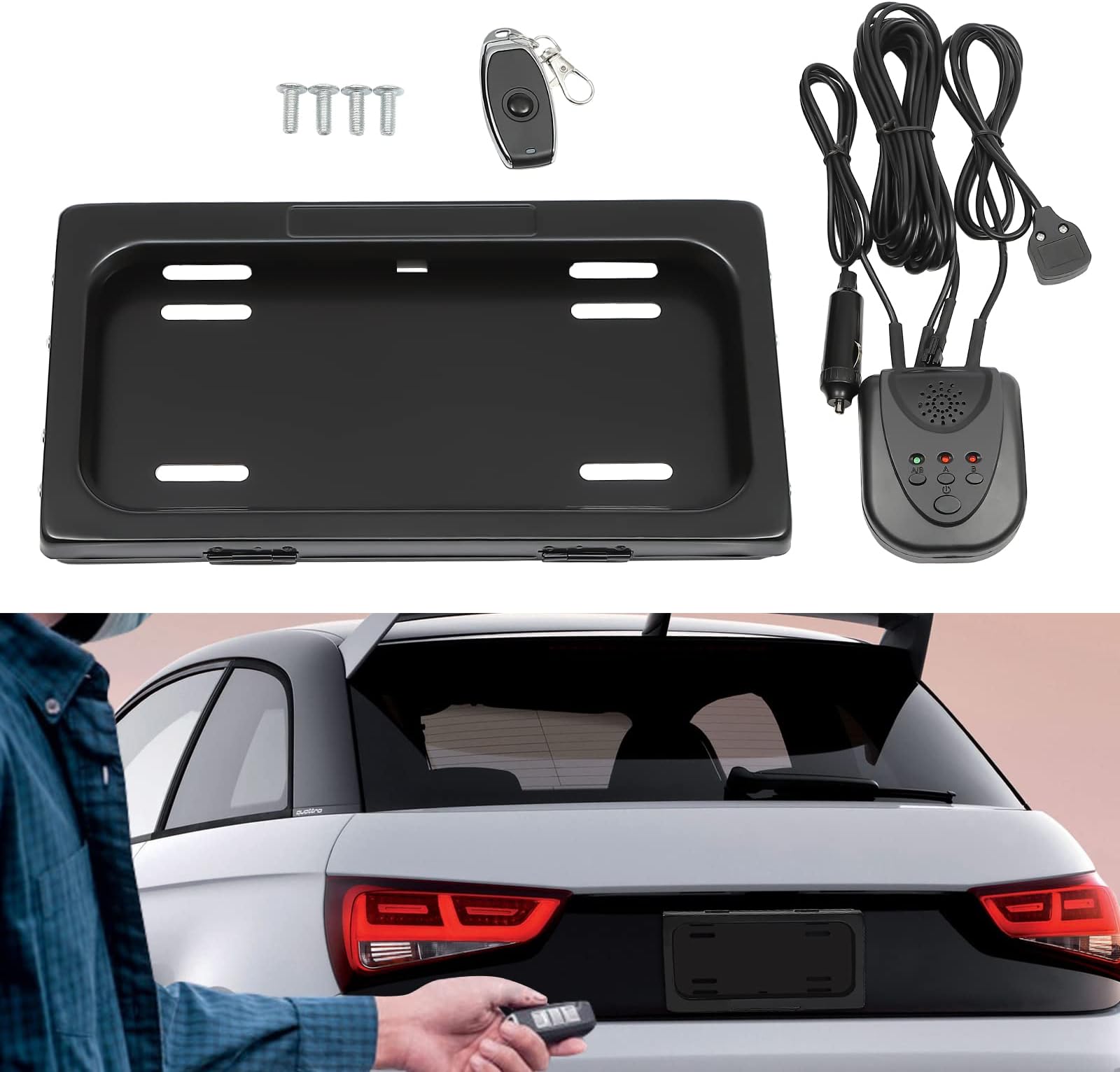 Amazon.com: Show N Go Retractable License Plate Holder : Automotive