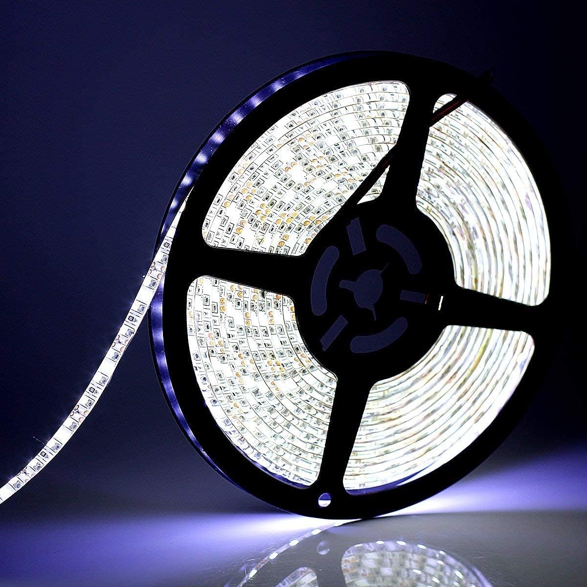 Tira 300 LEDS 2835 Interior 24W de Potencia, 6500K Blanco Frío, 1300 ...